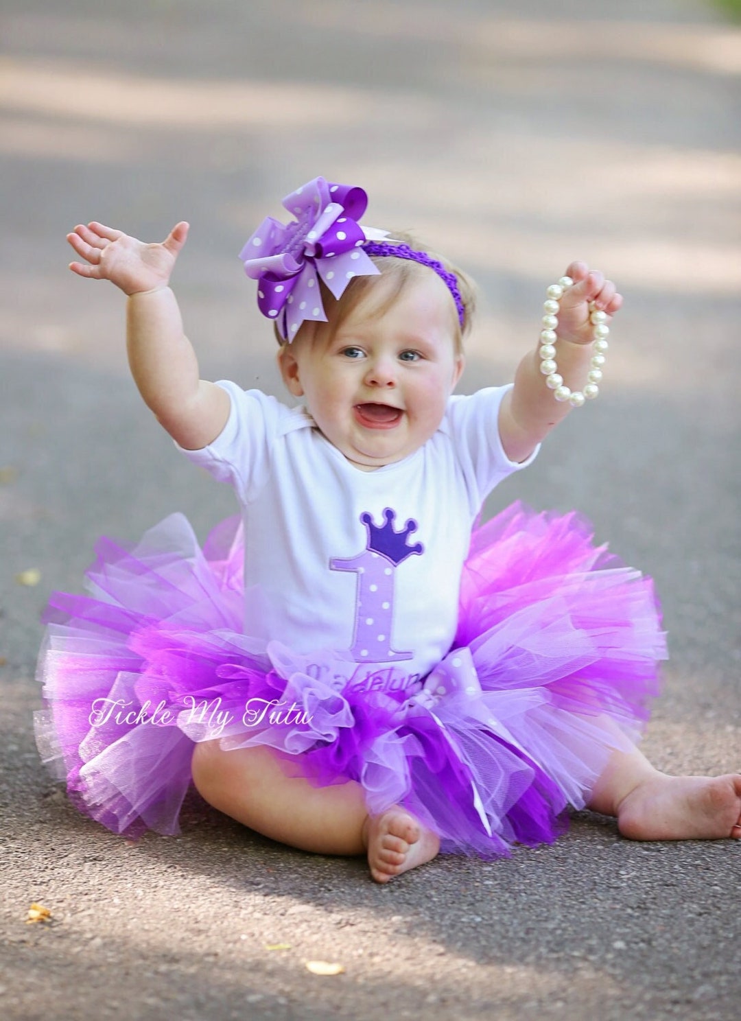 Purple Passion Princess Crown Birthday Tutu Outfit-purple Princess ...