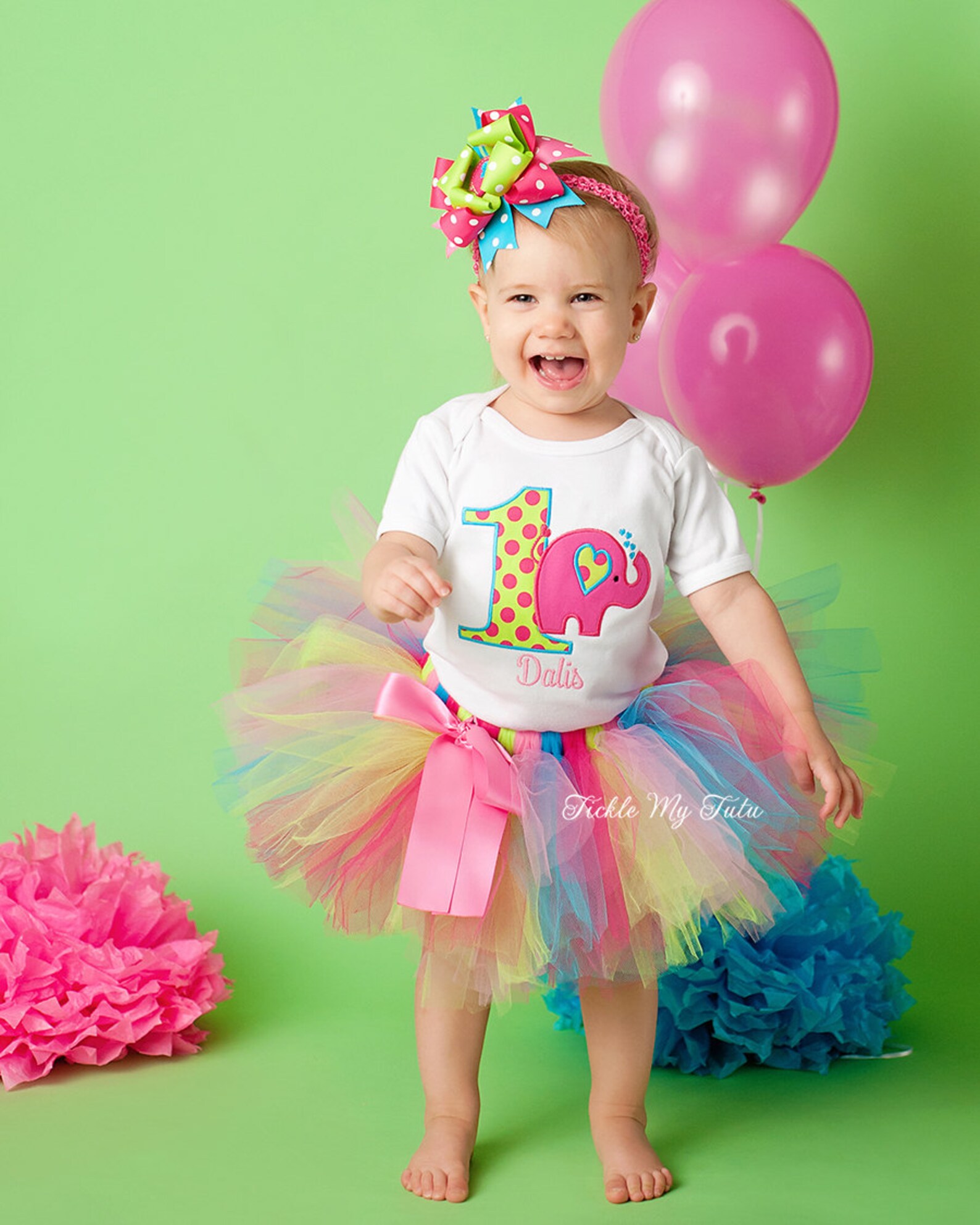 Elephant Birthday Tutu Outfit-elephant Birthday Tutu | Etsy