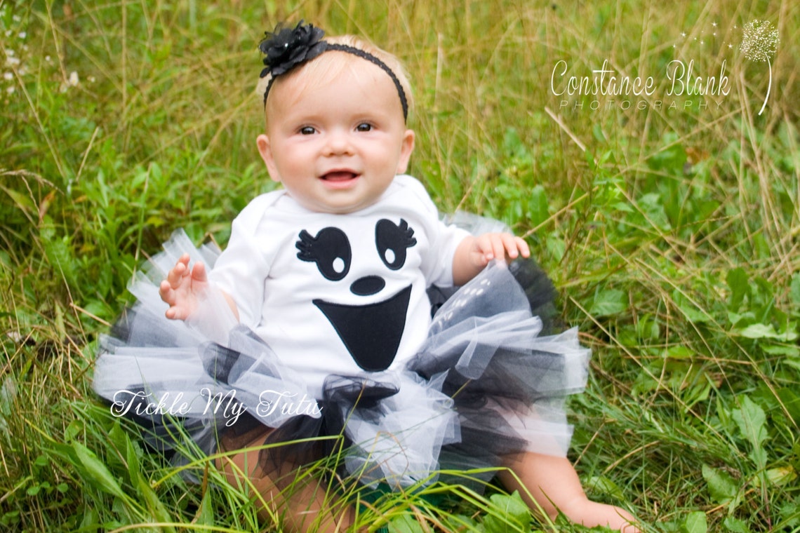 Ghost Tutu Halloween Costume-baby Girl Ghost Costume-ghost Tutu Costume ...