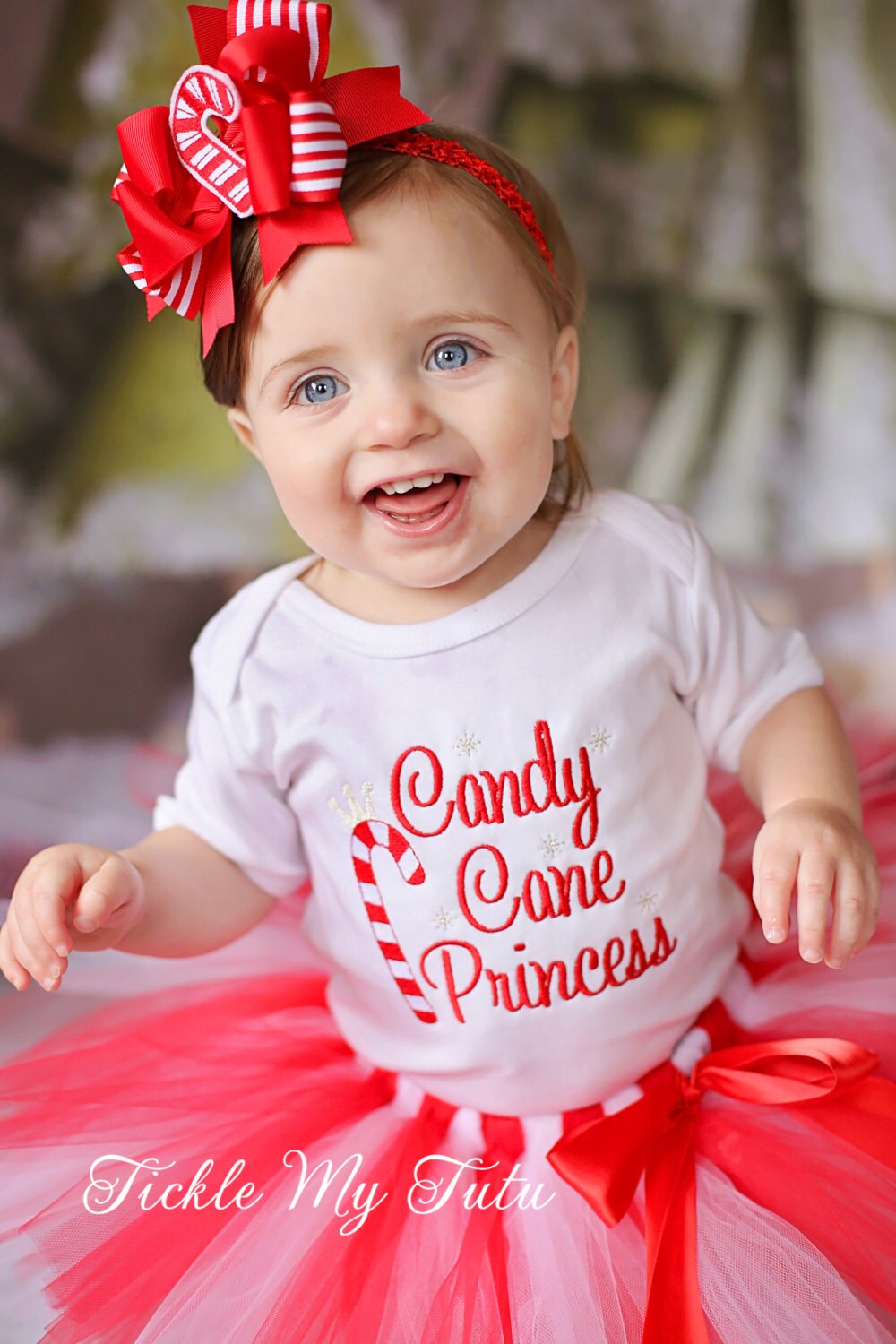 Candy Cane Princess Tutu Outfit-candy Cane Cutie-my First | Etsy