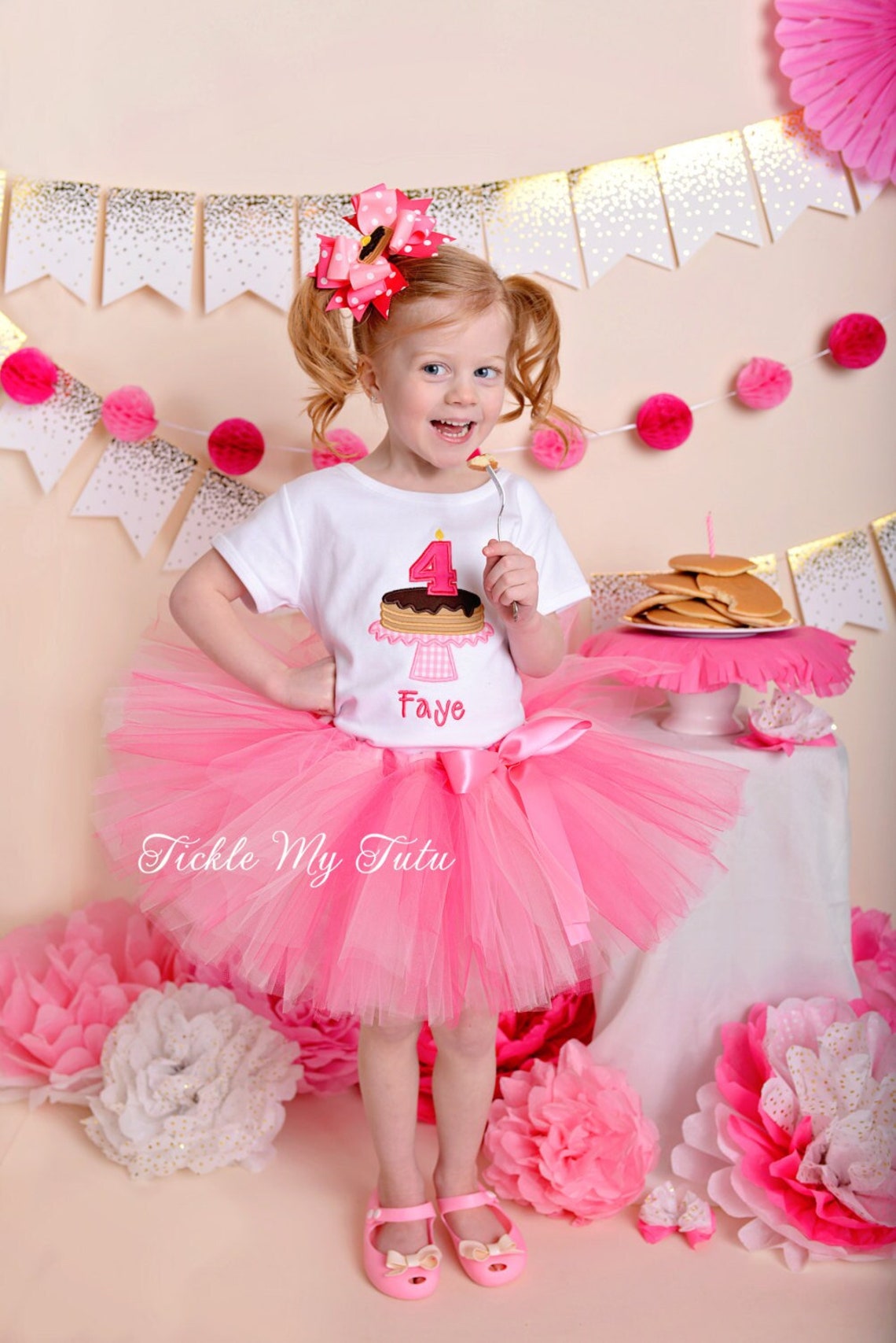 Pancake Birthday Tutu Outfit-pancakes and Pajamas Birthday Outfit ...
