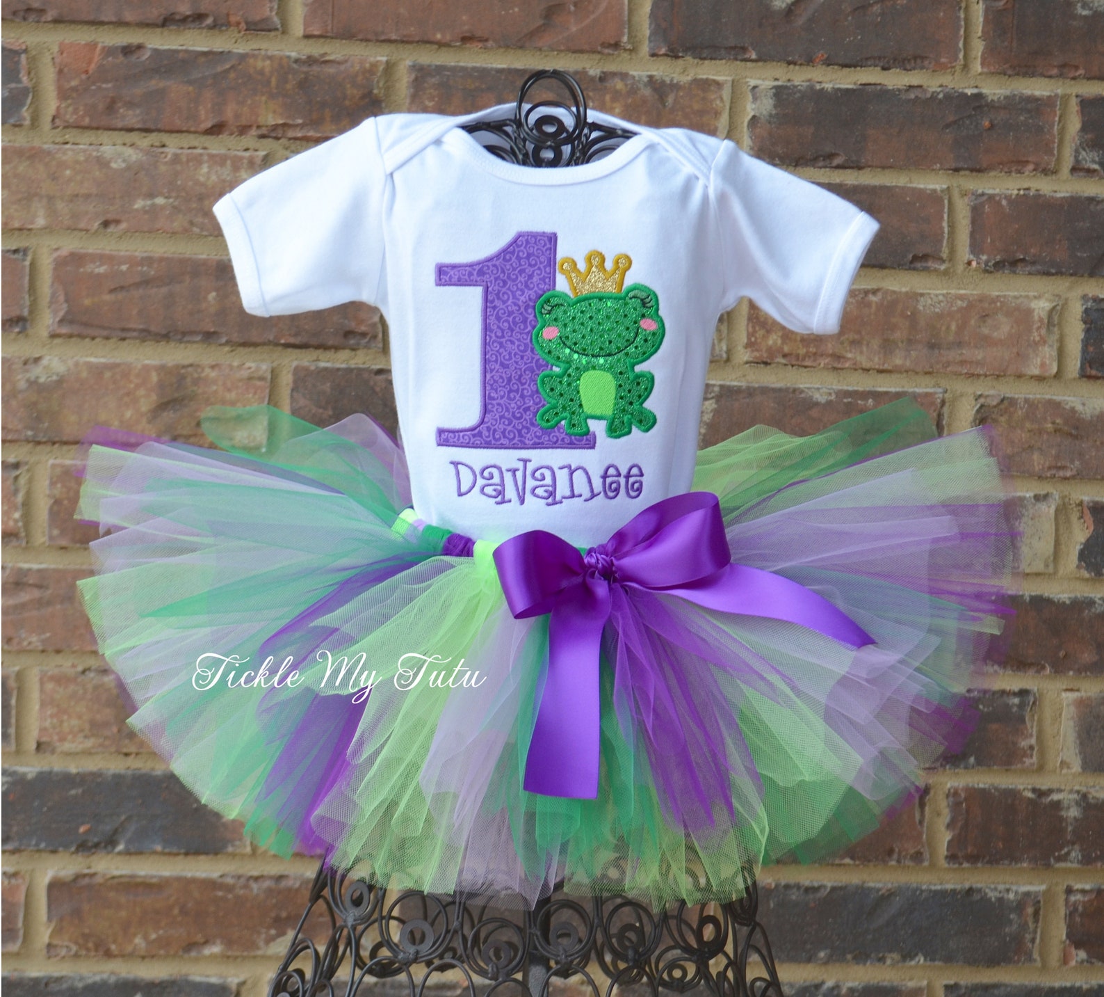 Frog Princess Birthday Tutu Outfit Frog Birthday Party | Etsy