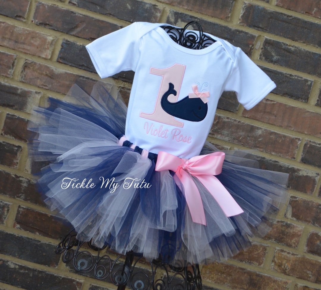 Whale Themed Birthday Tutu Outfit-ocean Themed Birthday Tutu Outfit ...