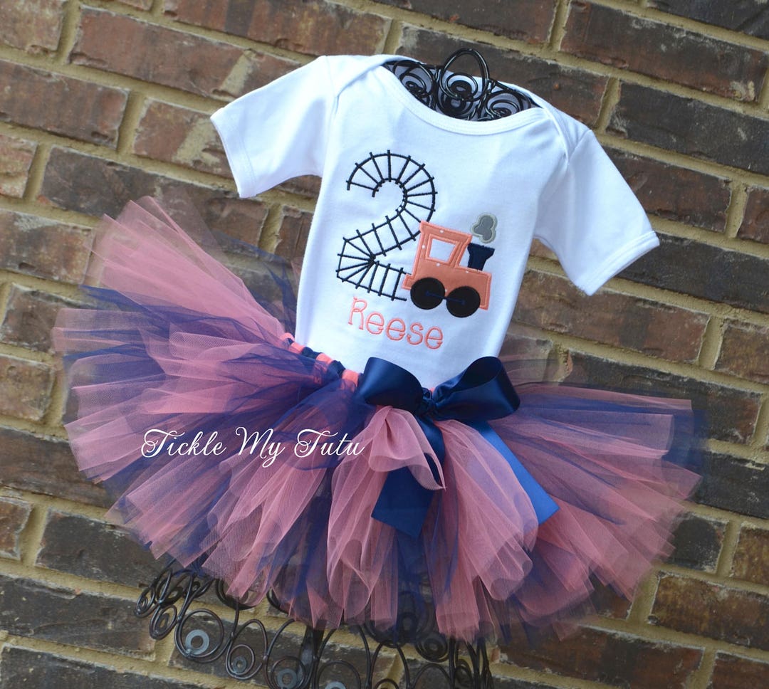 Train Birthday Tutu Outfit-birthday Train Outfit for Girls-choo Choo I ...
