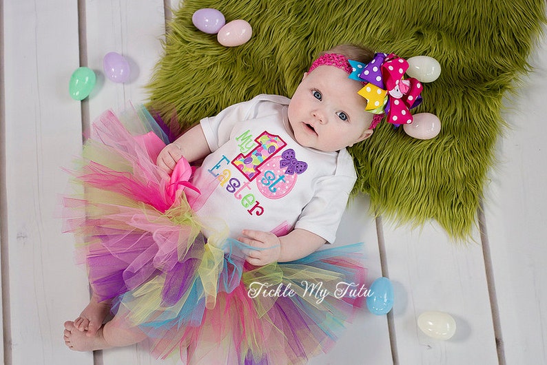 My First Easter Tutu Outfit My First Easter Tutu Etsy