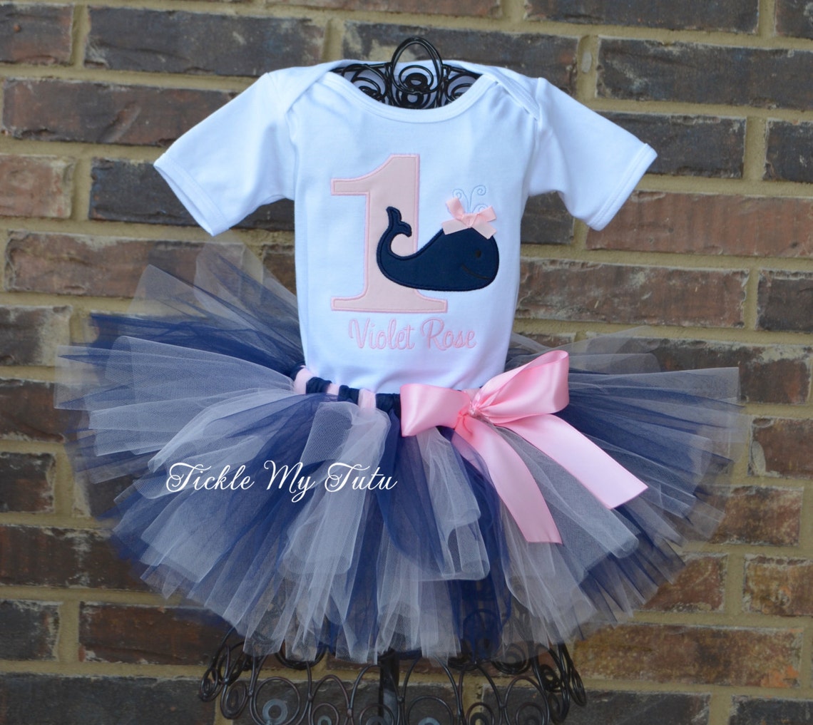 Whale Themed Birthday Tutu Outfit-ocean Themed Birthday Tutu | Etsy