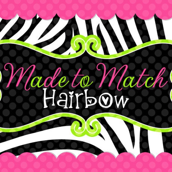 Made to Match - Etsy