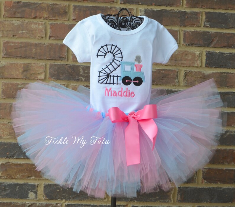 Train Birthday Tutu Outfit-birthday Train Outfit for | Etsy