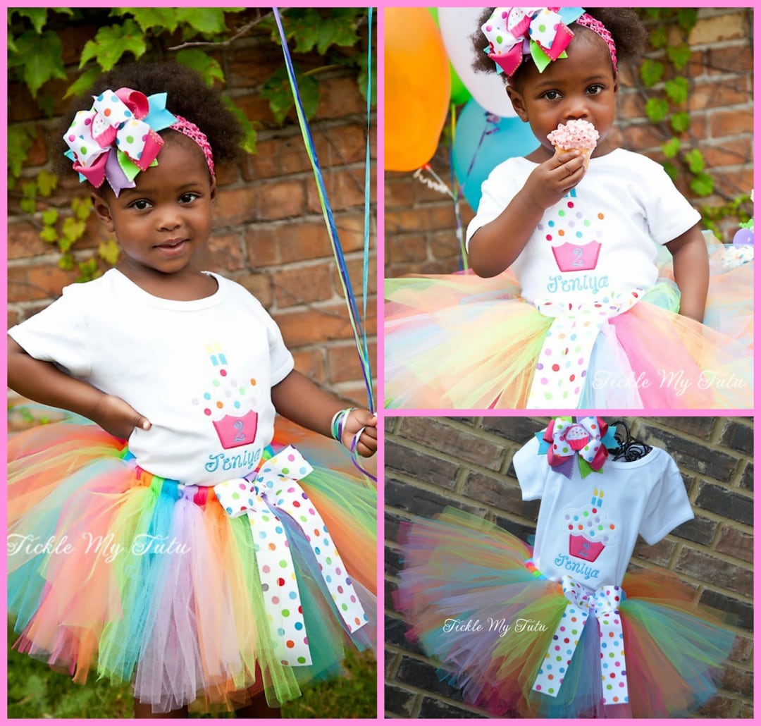 Cupcake Cutie Birthday Tutu Outfit-cupcake Birthday Outfit-cupcake ...