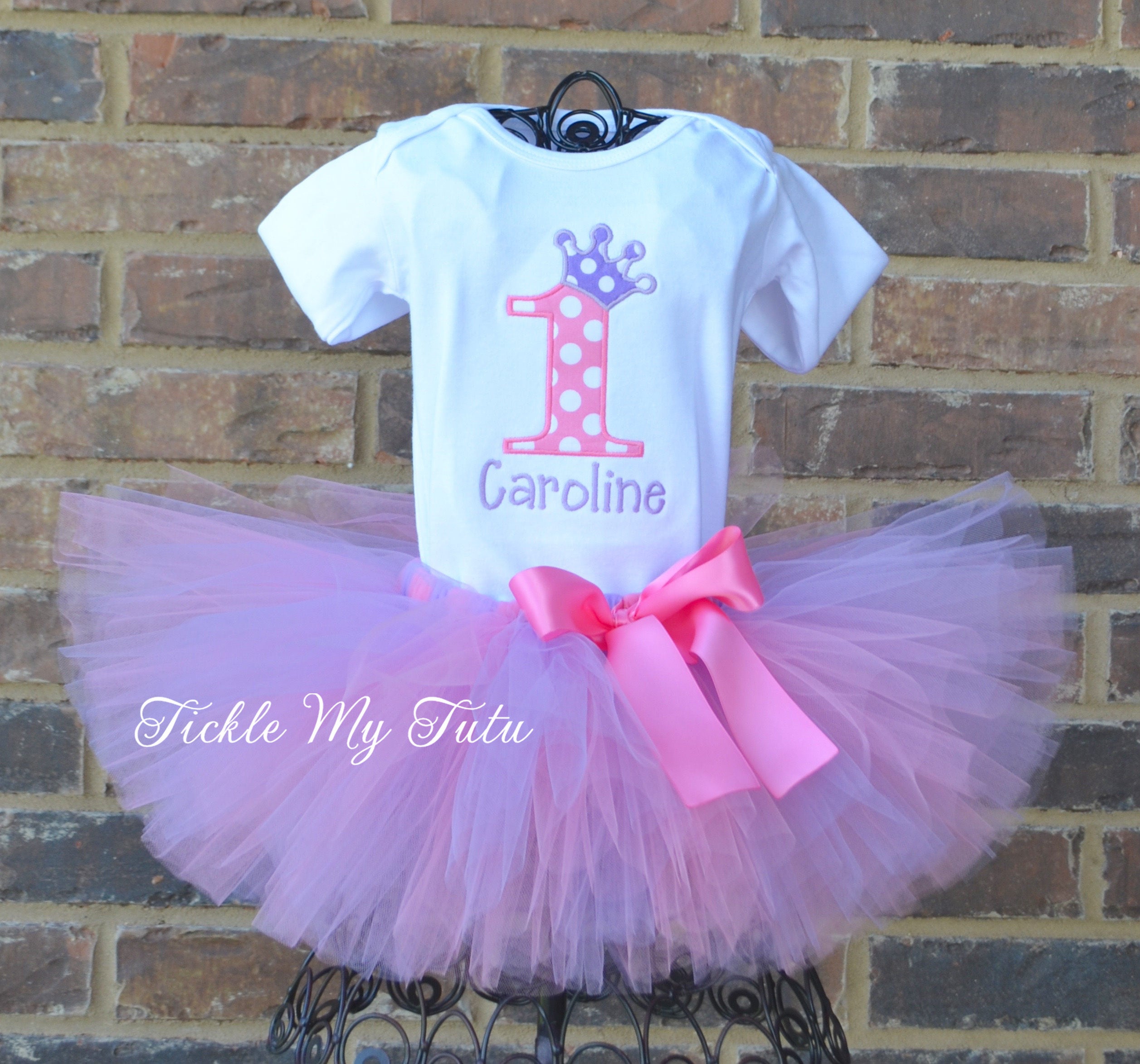Princess Crown Birthday Tutu Outfit-princess Tutu Set-first | Etsy