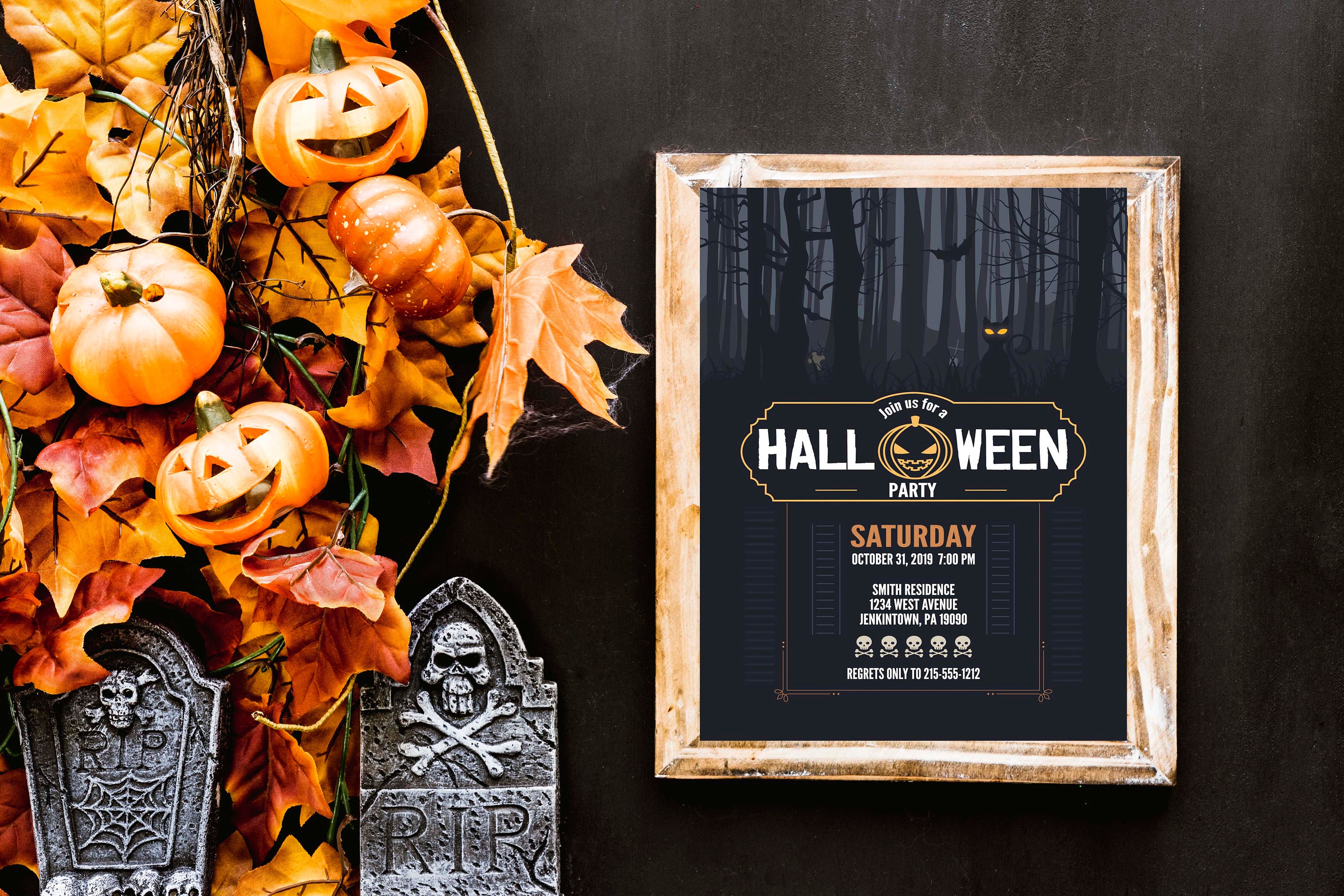 October Birthday Party Adult Invitation - Etsy