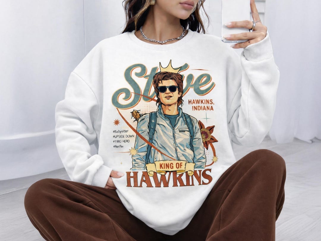 Retro Steve Hero PNG, 80s Hawkins Art (digital Download 4500x5400px) - Etsy