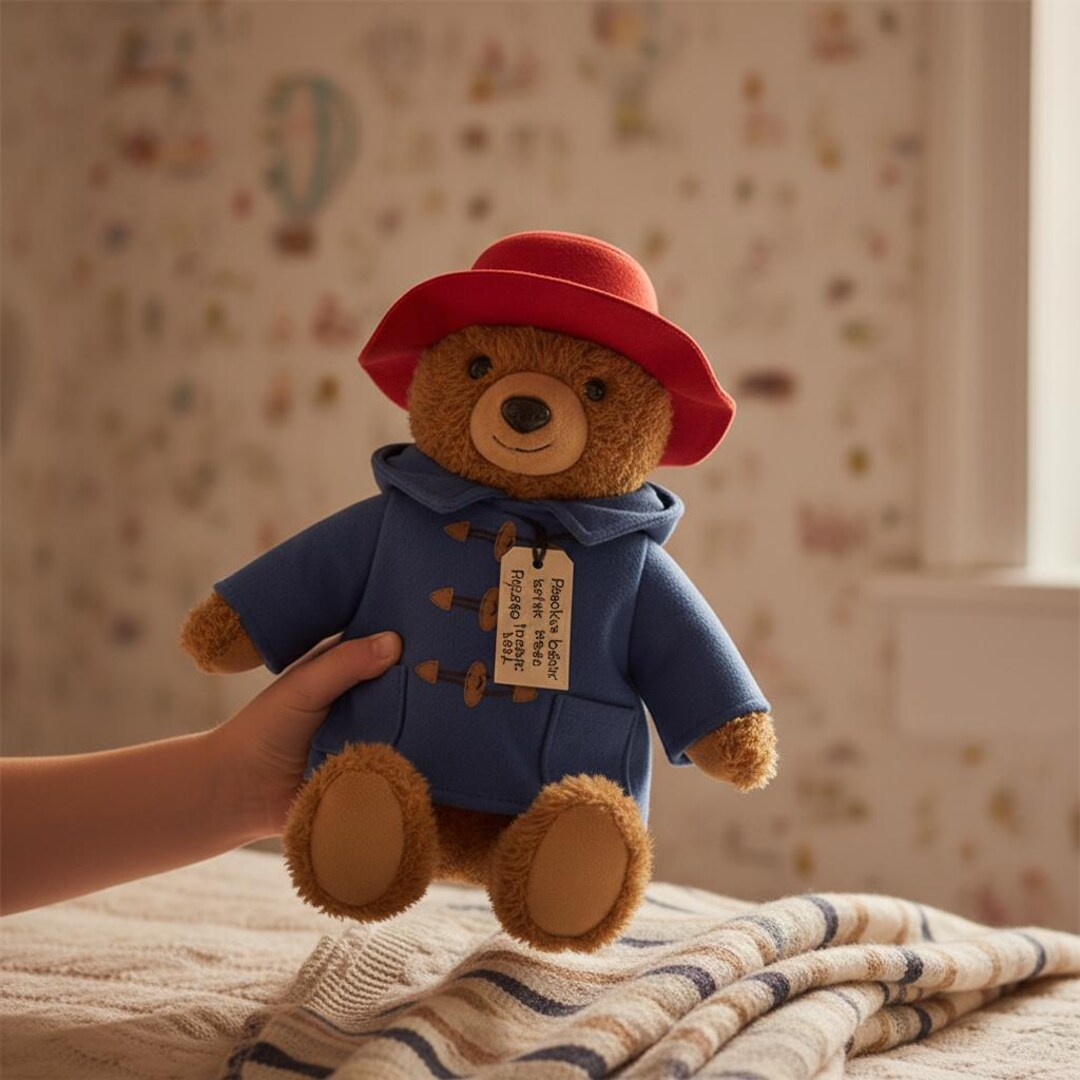 Paddington Bear Plush Toy Classic Character | Iconic Red Hat Blue ...