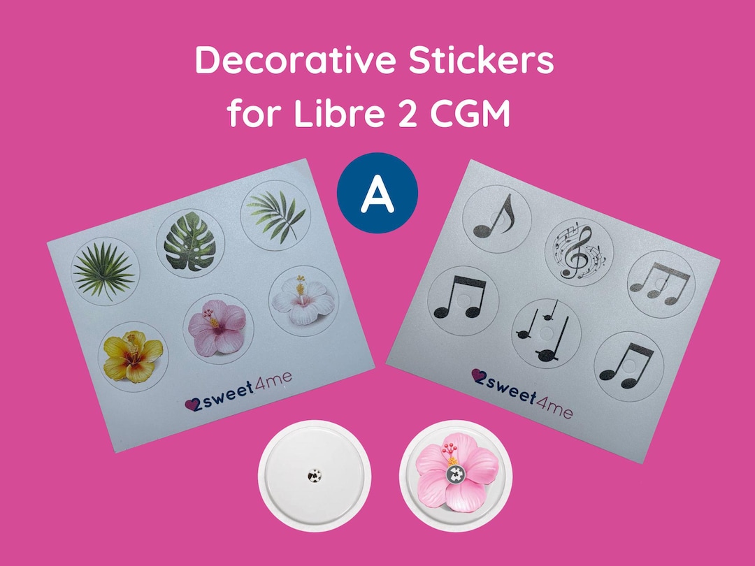 Freestyle Libre 2 Stickers – Set of 6 CGM Sensor Decals | Designs 1–16 ...