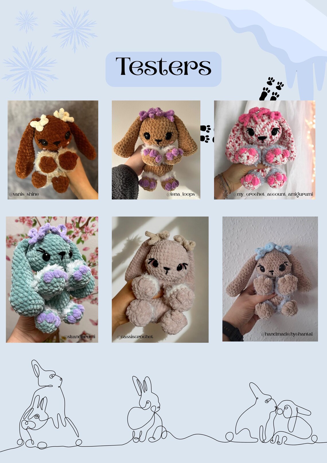 Cuddle Bunny Crochet Pattern - Etsy