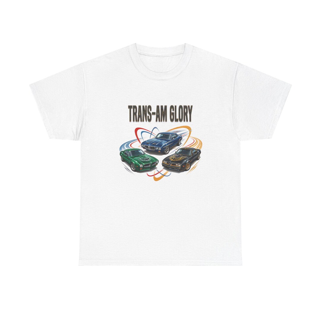 Trans-am Glory T-shirt | Vintage Muscle Car Trio, Racing Retro Design ...