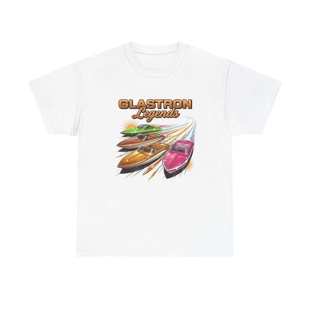 Glastron Legends Speedboat Tee | Vintage Motorboat Racing Graphic - Etsy