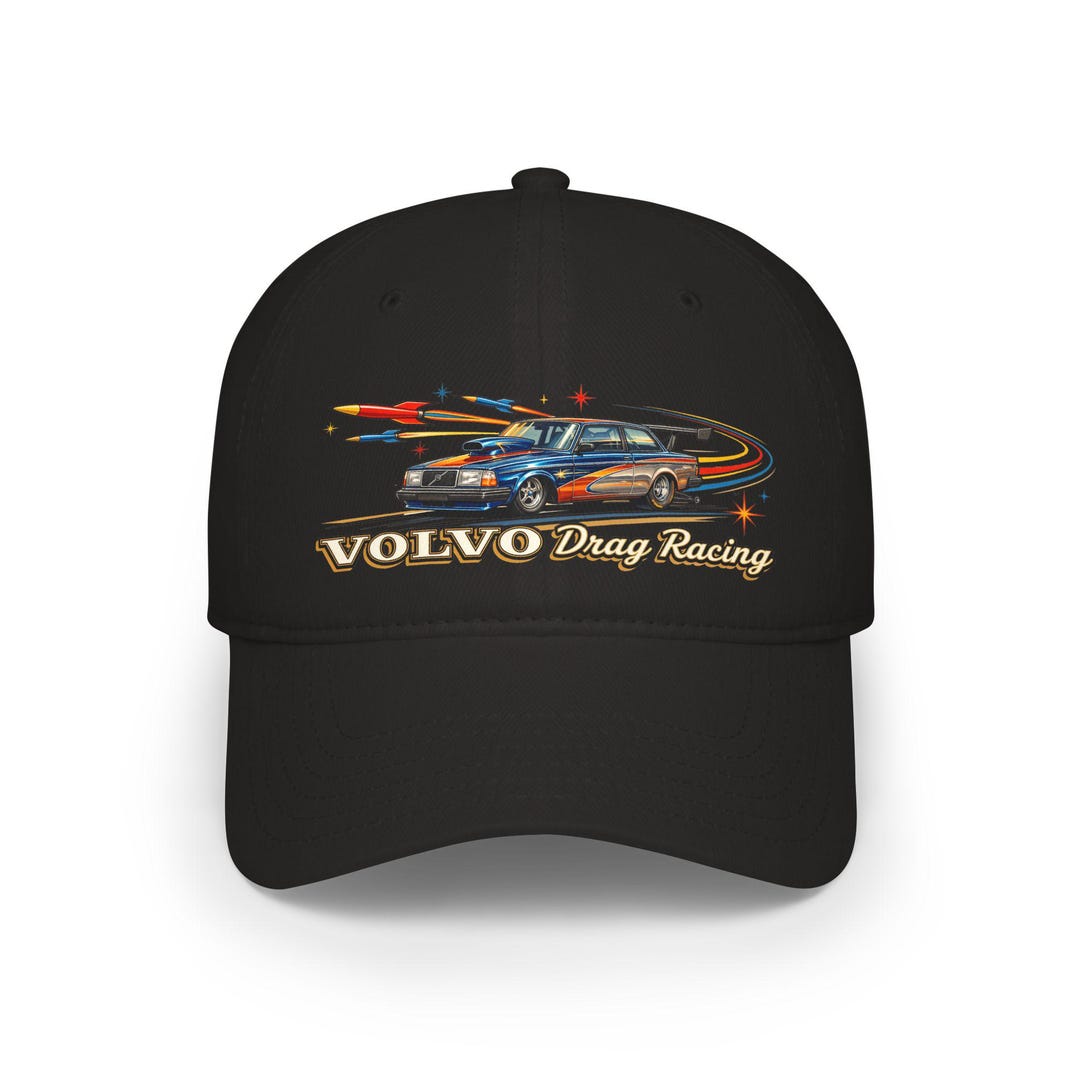 Volvo Drag Racing Baseball Cap | Retro Racing Car Graphic - Etsy
