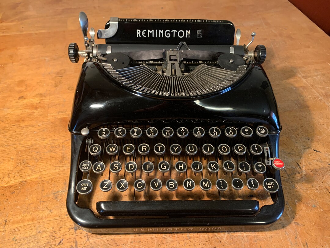 Remington 5 Typewriter - Etsy