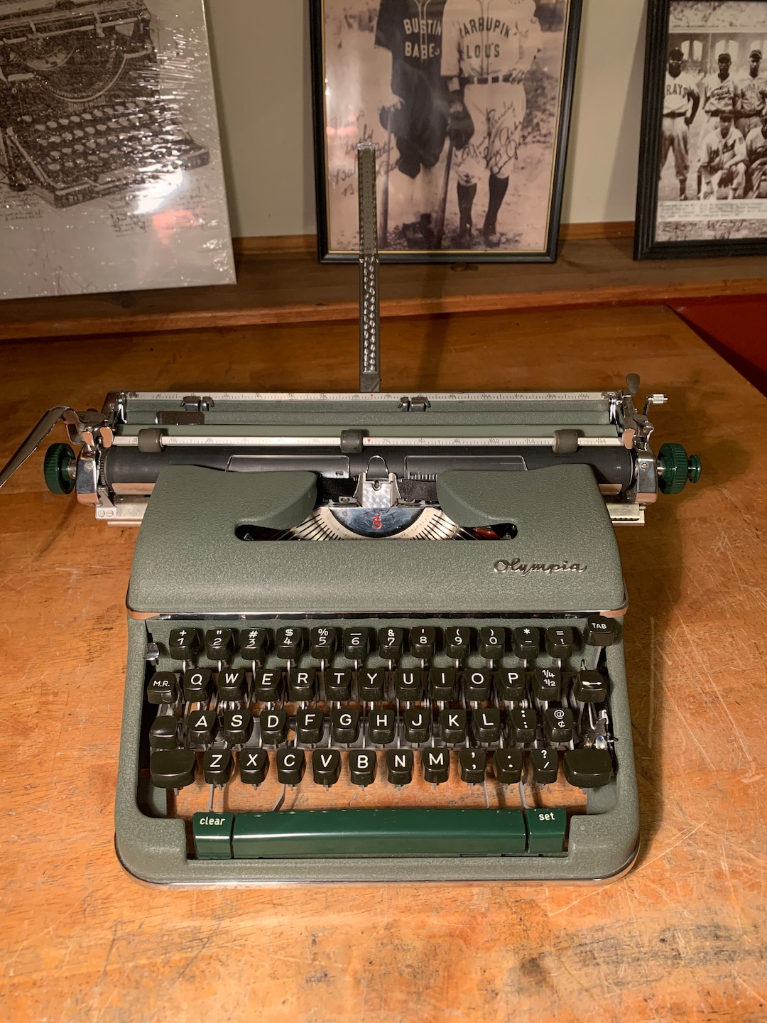 Olympia Wide Carriage Script Typewriter - Etsy