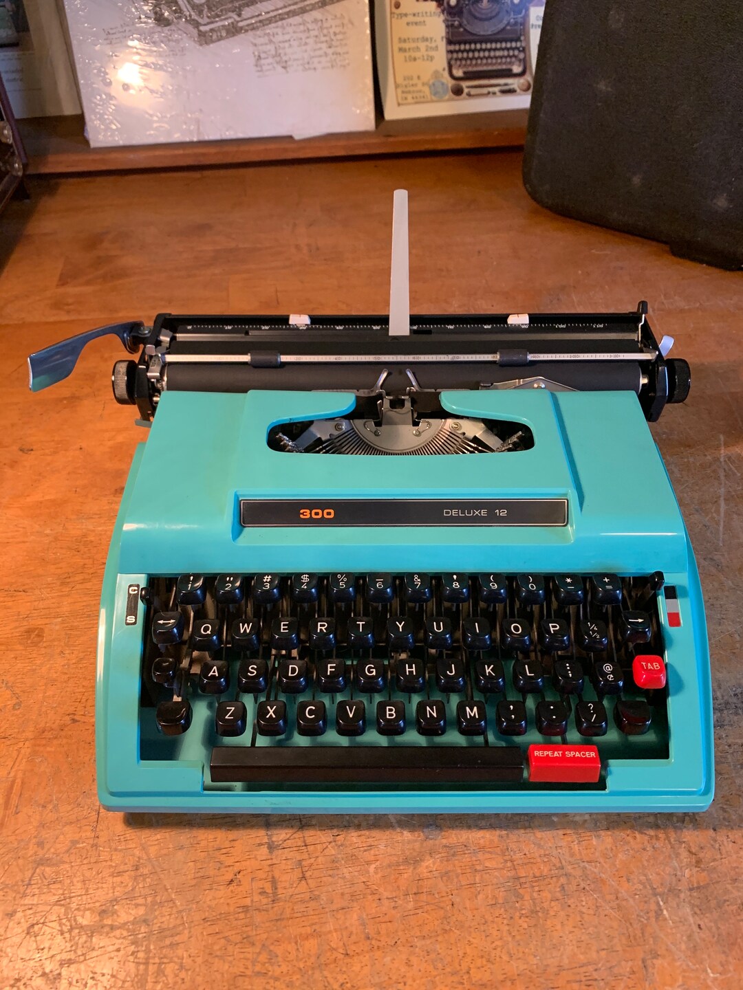 Turquoise Kmart 300 DELUXE 12 Typewriter - Etsy