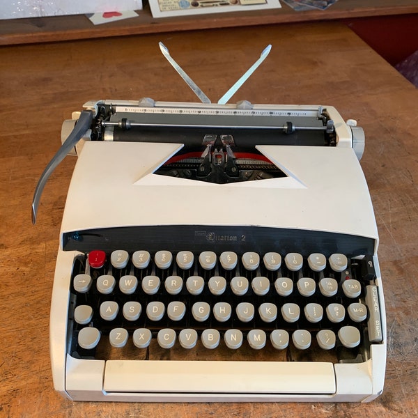 White Typewriter - Etsy