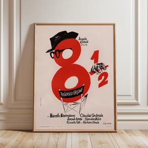 8 1/2 Fellini Poster - Etsy
