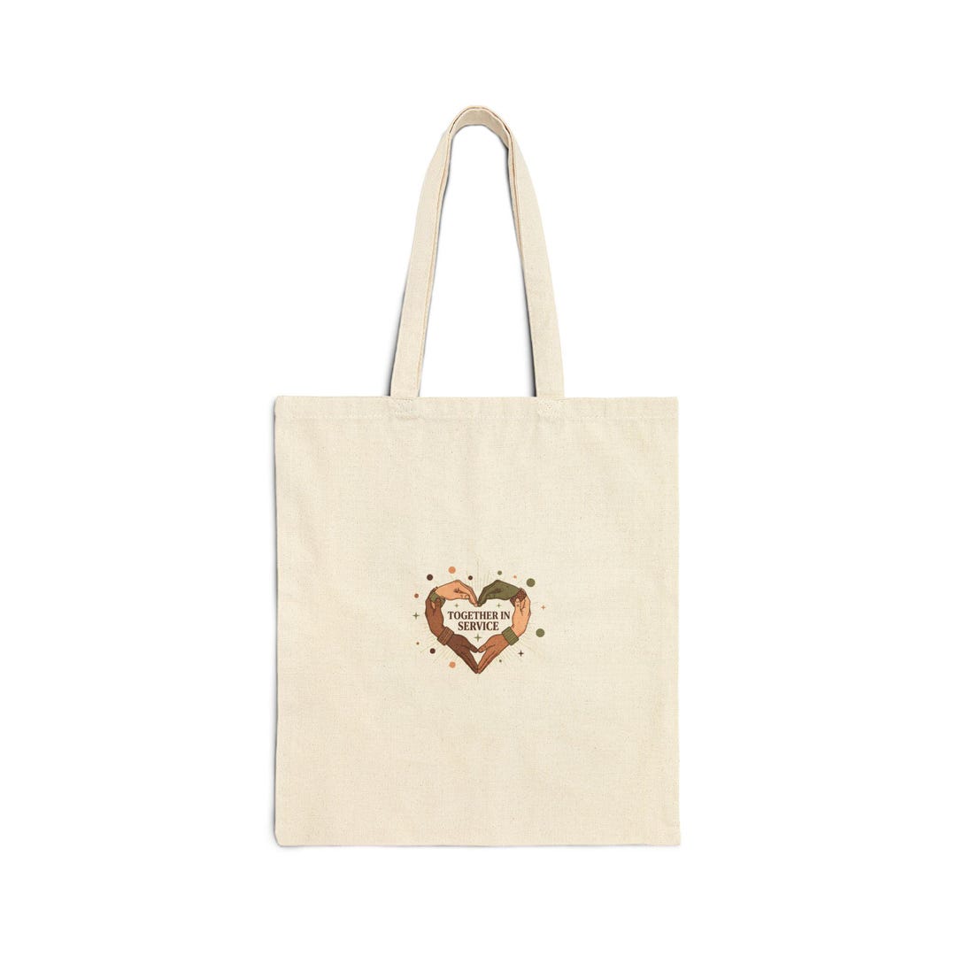 MLK Day of Service Heart Tote | Community Volunteer, Unity Poster - Etsy