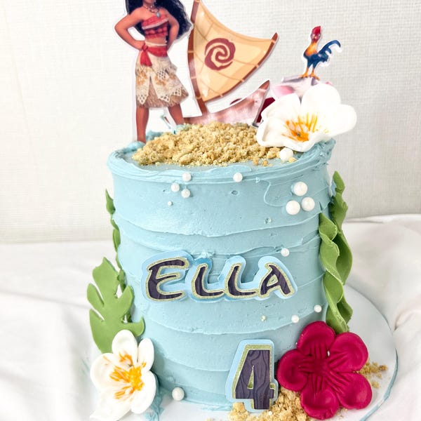 Moana Cake Theme - Etsy UK