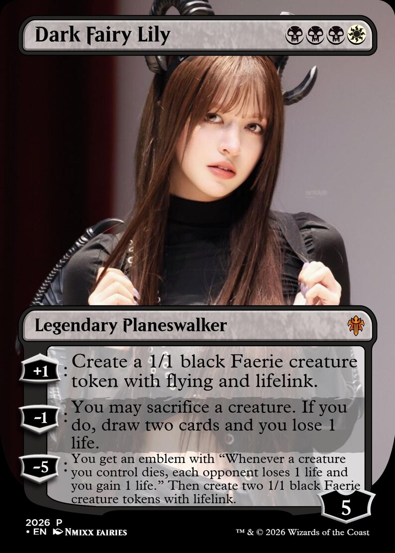 NMIXX Fairy MTG Cards | Fan Made K-pop Magic Set - Etsy