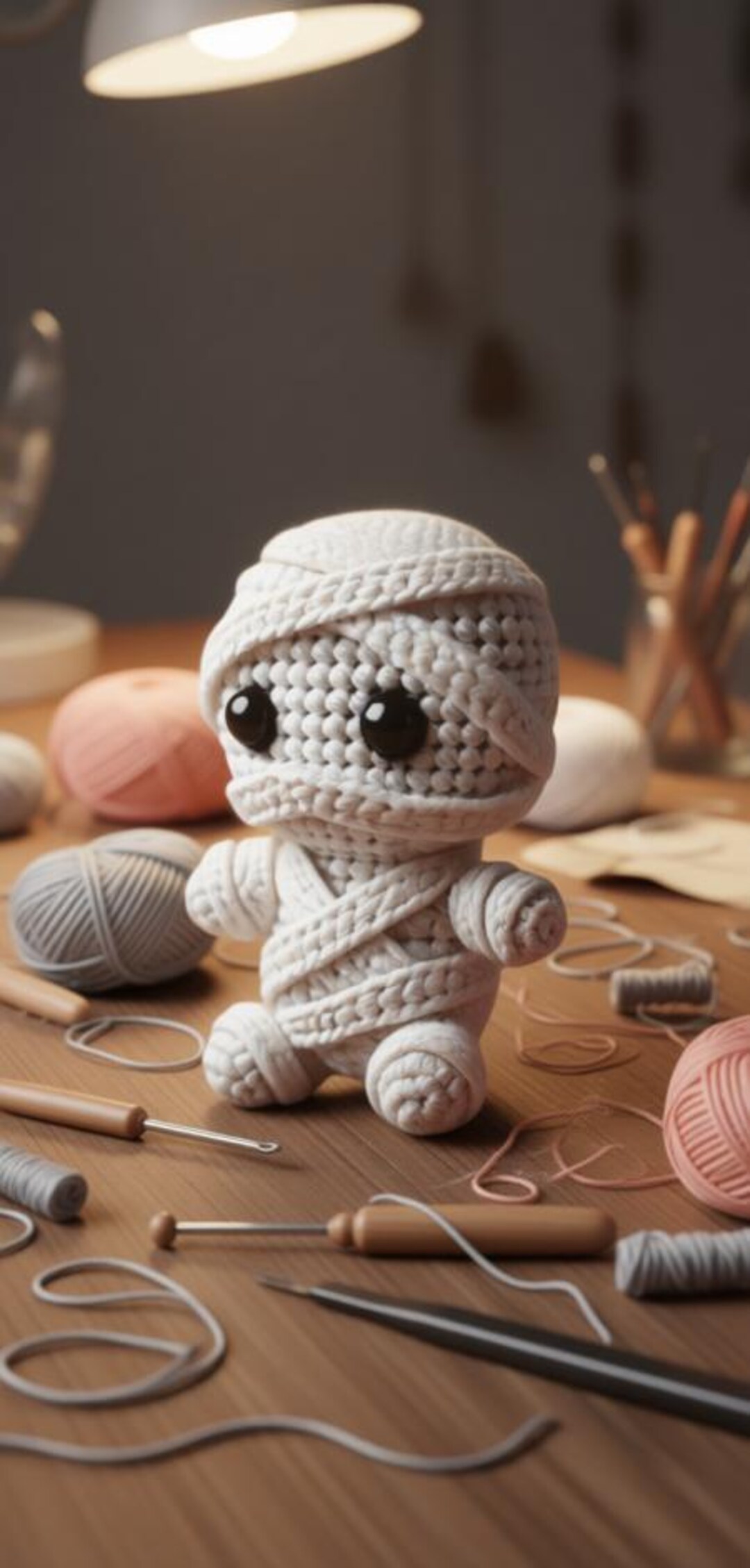 Little Mummy Amigurumi Crochet Pattern – 15 Cm PDF, Cute Halloween Toy ...