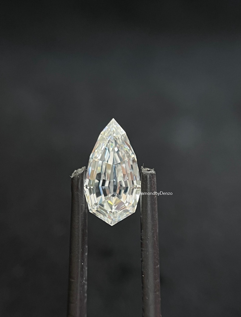 Buy IGI Certified .50 to 5 Ct Step Cut Pear Diamond, E/F Color Diamond ...