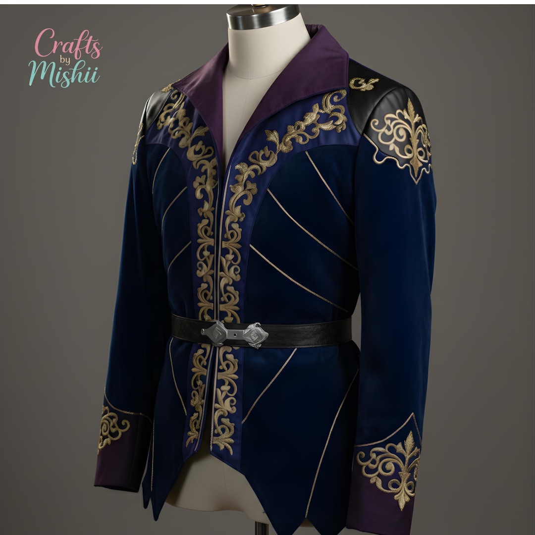 Astarion Cosplay Jacket Baldur’s Gate 3 – Royal Embroidered Vampire ...