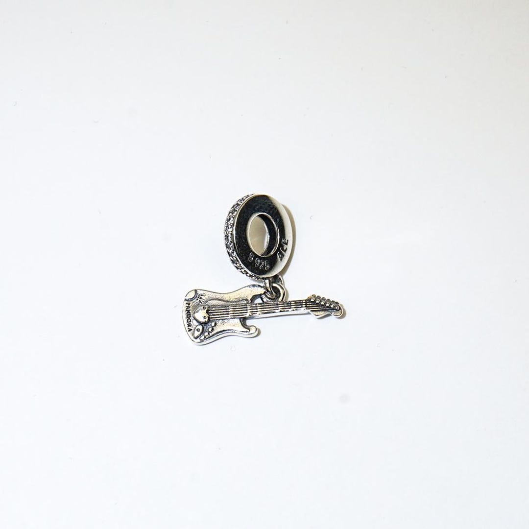 Pandora Electric Guitar Dangle Charm 925 Sterling Silver Ale - Etsy