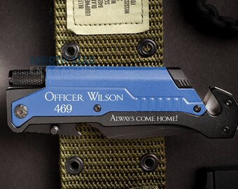 Custom Police Knife - Etsy