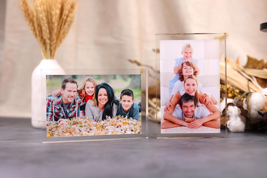 Custom Photo Gift Acrylic Picture Frame Acrylic Photo Block Gifts for ...