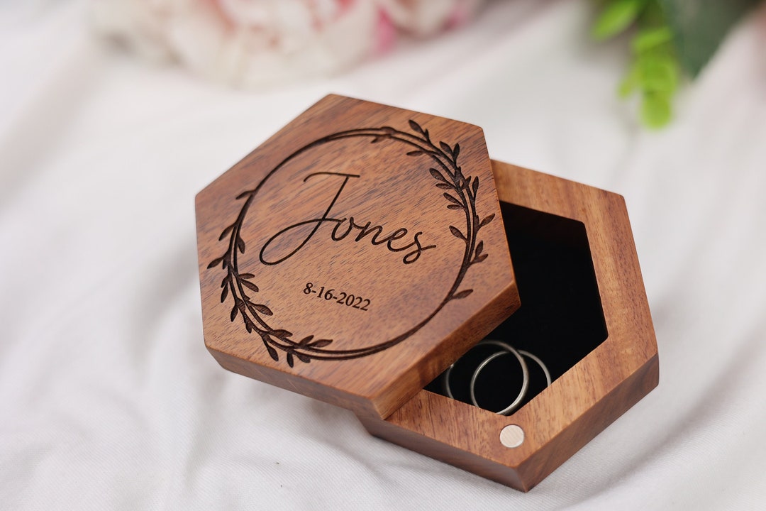 Graduation Gift Class of 2024, Custom Ring Jewelry Box, Custom Engraved ...