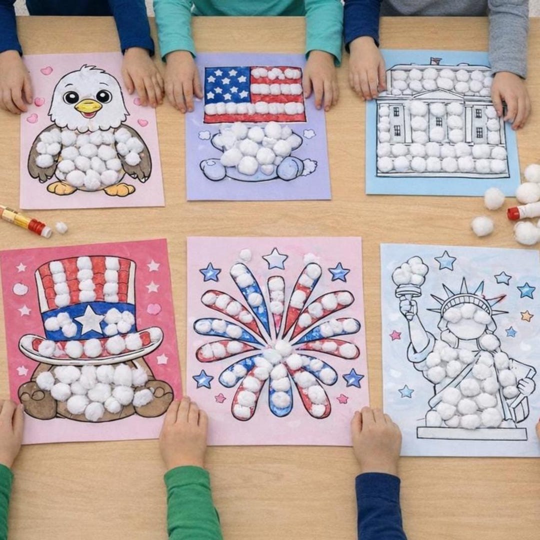 Presidents’ Day Crafts for Kids Printable | Patriotic Preschool ...