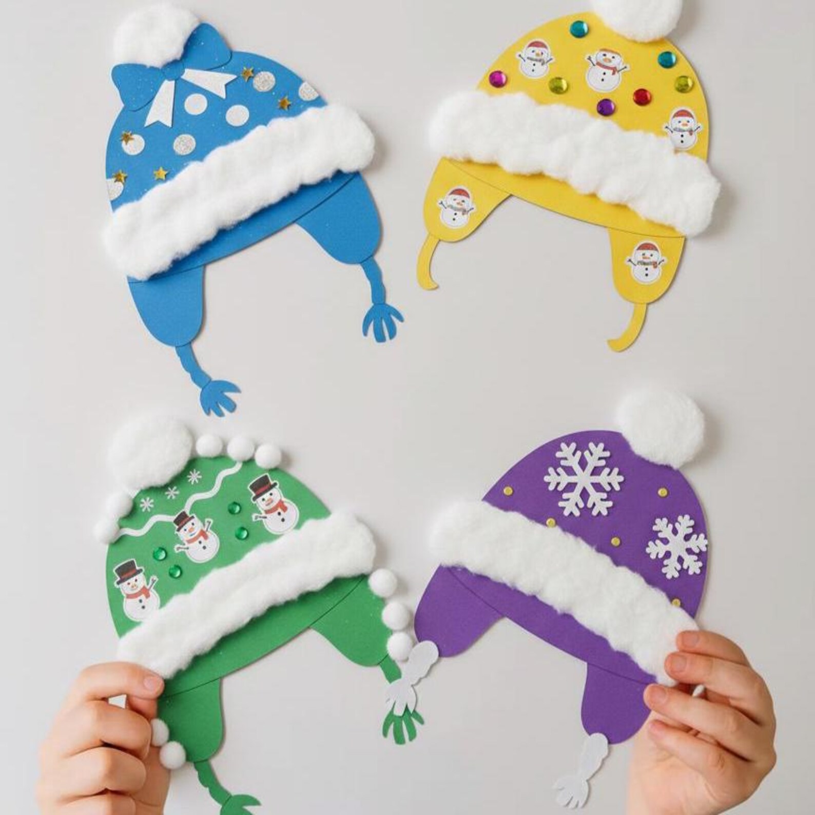 Cozy Winter Hat Craft (printable Art Activity) - Etsy