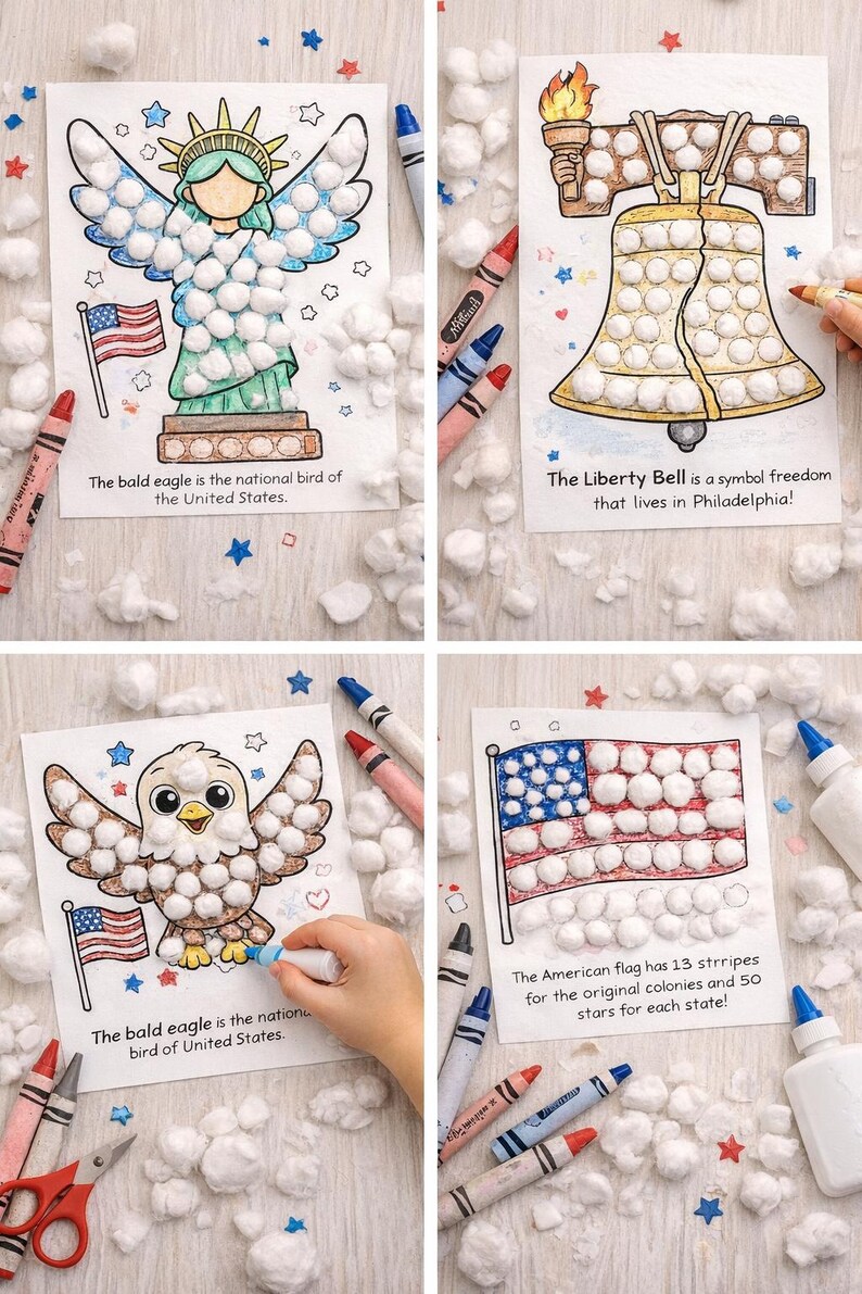 Presidents’ Day Crafts for Kids Printable | Patriotic Preschool ...