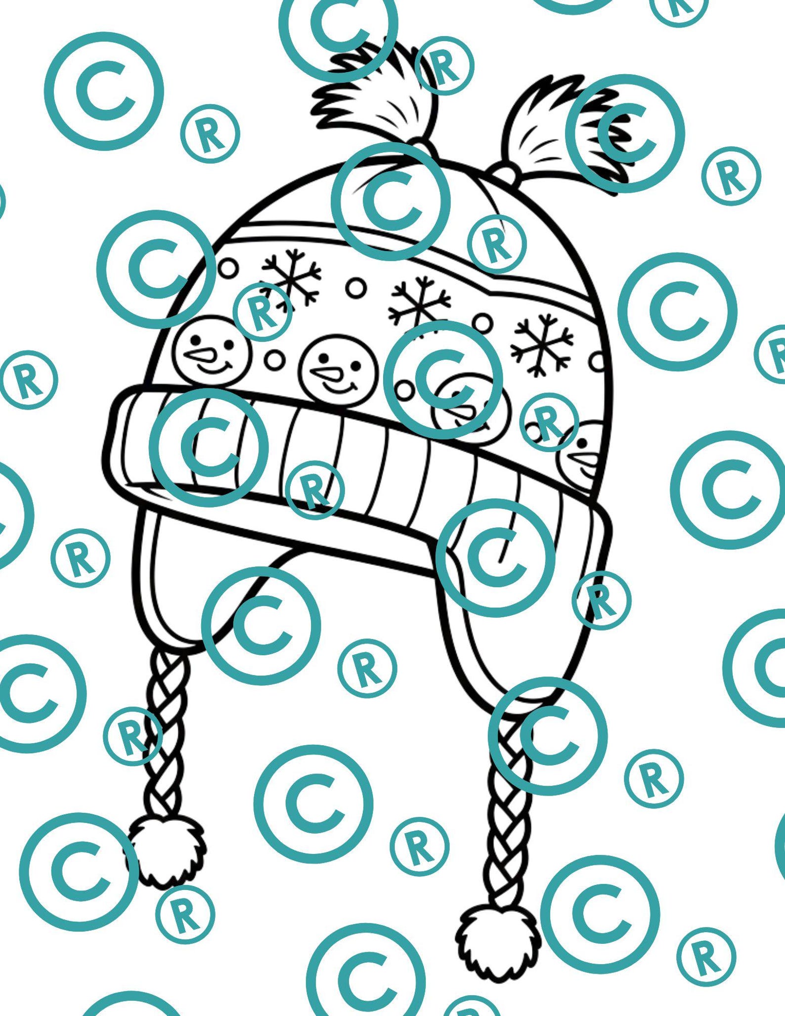 Cozy Winter Hat Craft (printable Art Activity) - Etsy