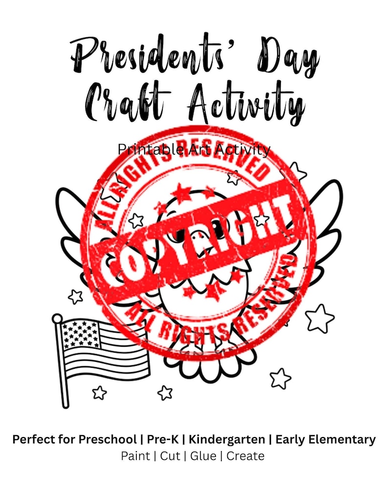Presidents’ Day Crafts for Kids Printable | Patriotic Preschool ...