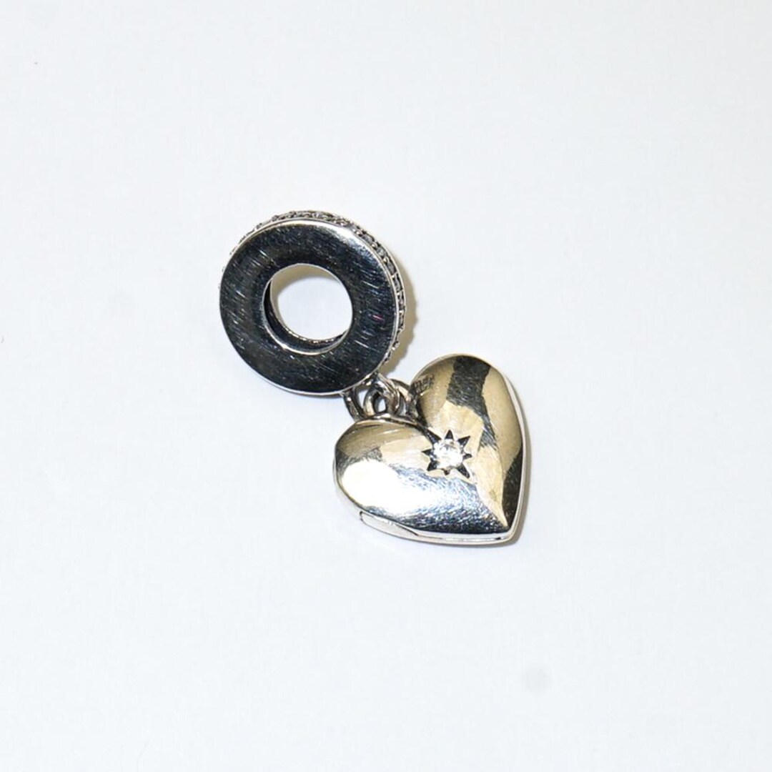 Pandora Sterling Silver Charm Openable Heart Locket - Etsy