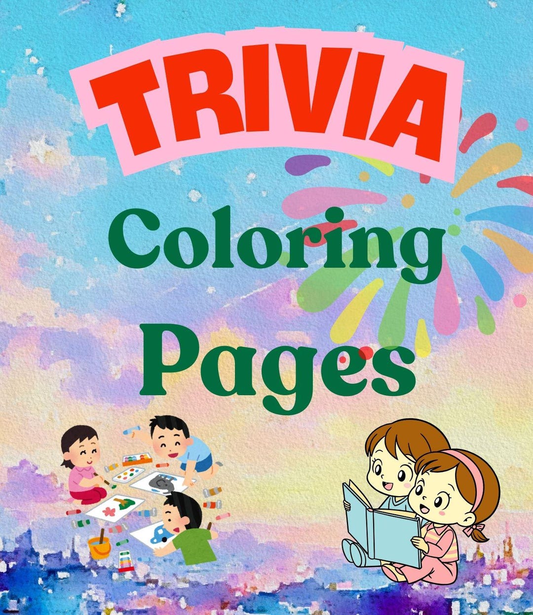 Trivia Coloring Page Bundle STCG — for Kids, Homeschooling, Teachers ...