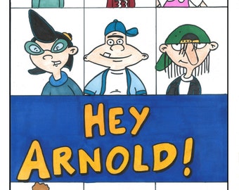 MARTIN characters 11x17 tabloid poster print watermark not on | Etsy