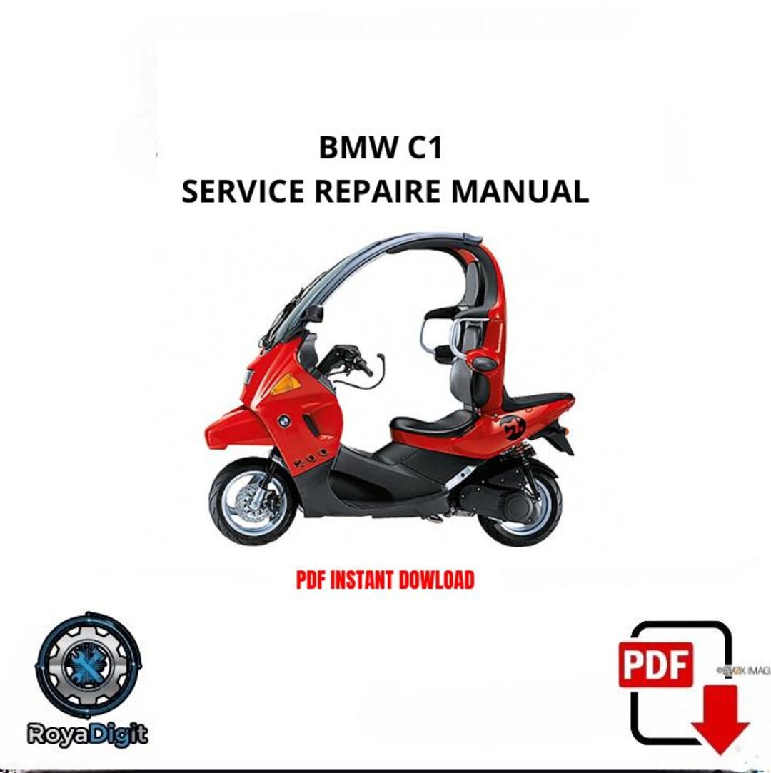 BMW C1 Repair Manual, Workshop Service Manual, Instant Download PDF - Etsy