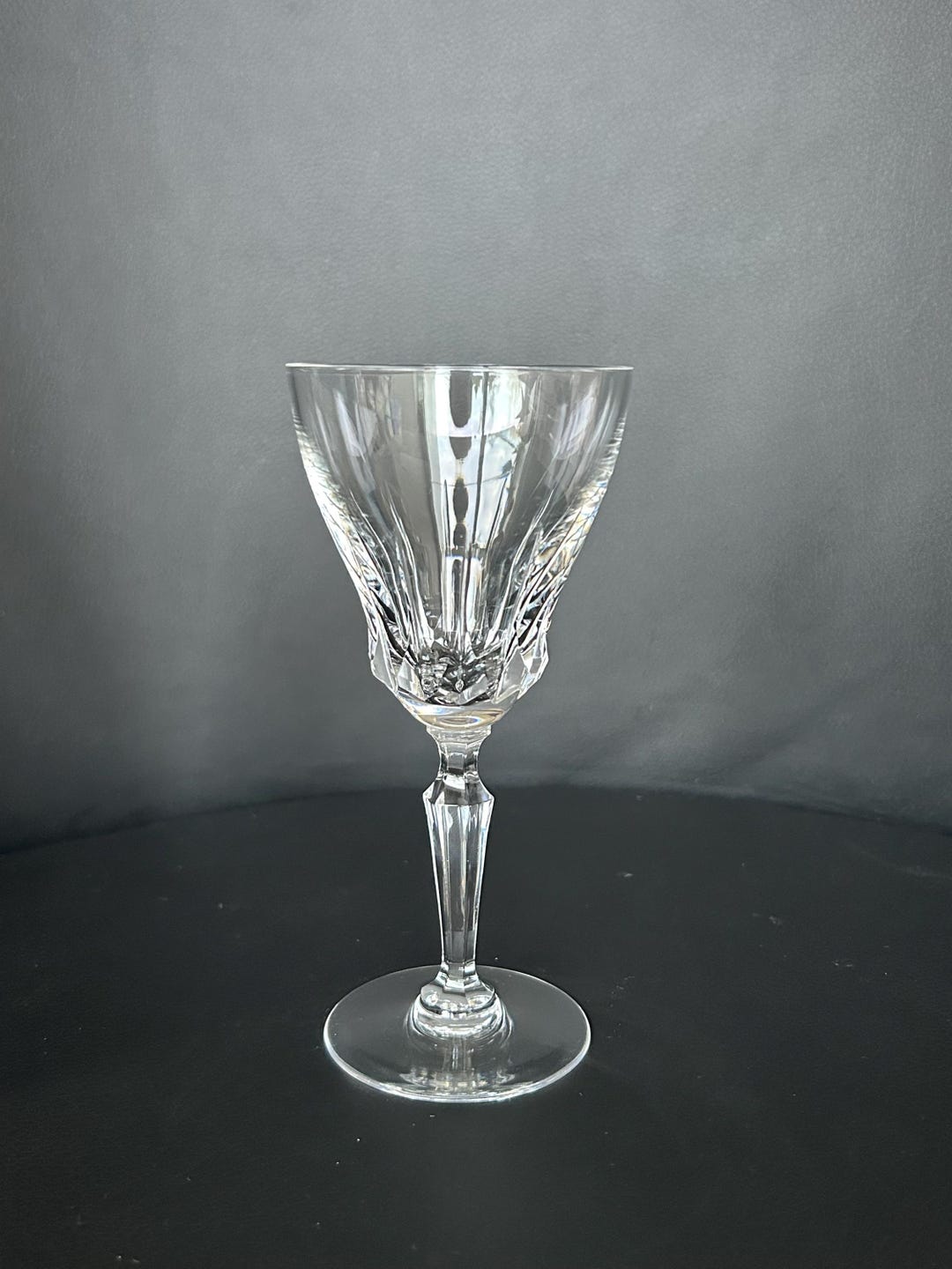 Vintage Val Saint Lambert Crystal Sherry Glass • Goethe Millet Cut - Etsy