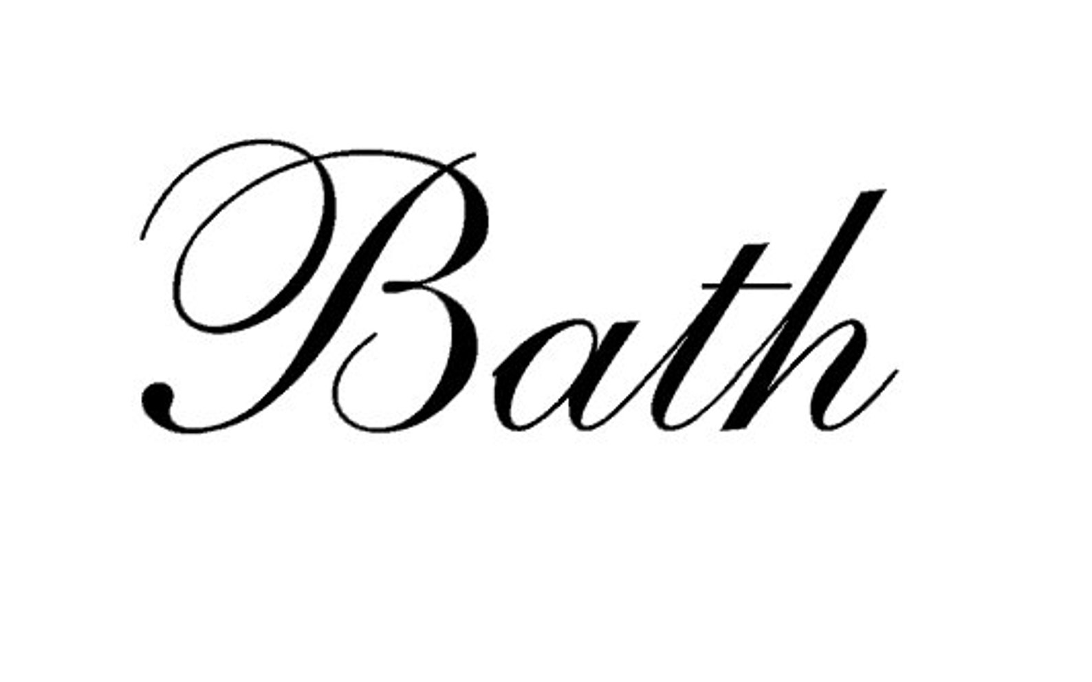 Bath Vinyl Wall Art - Etsy