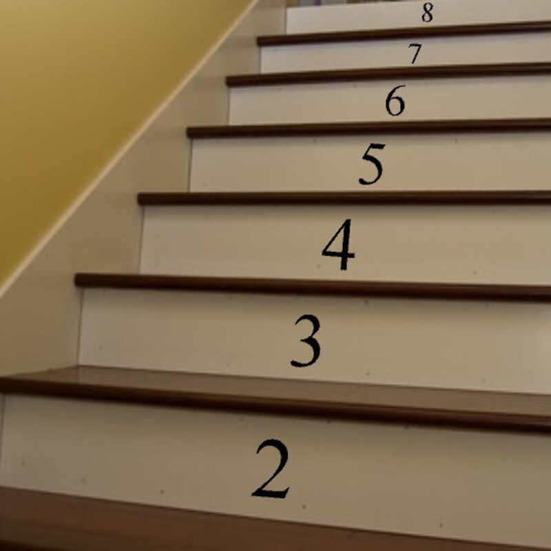 Vinyl Stair Decals - Etsy