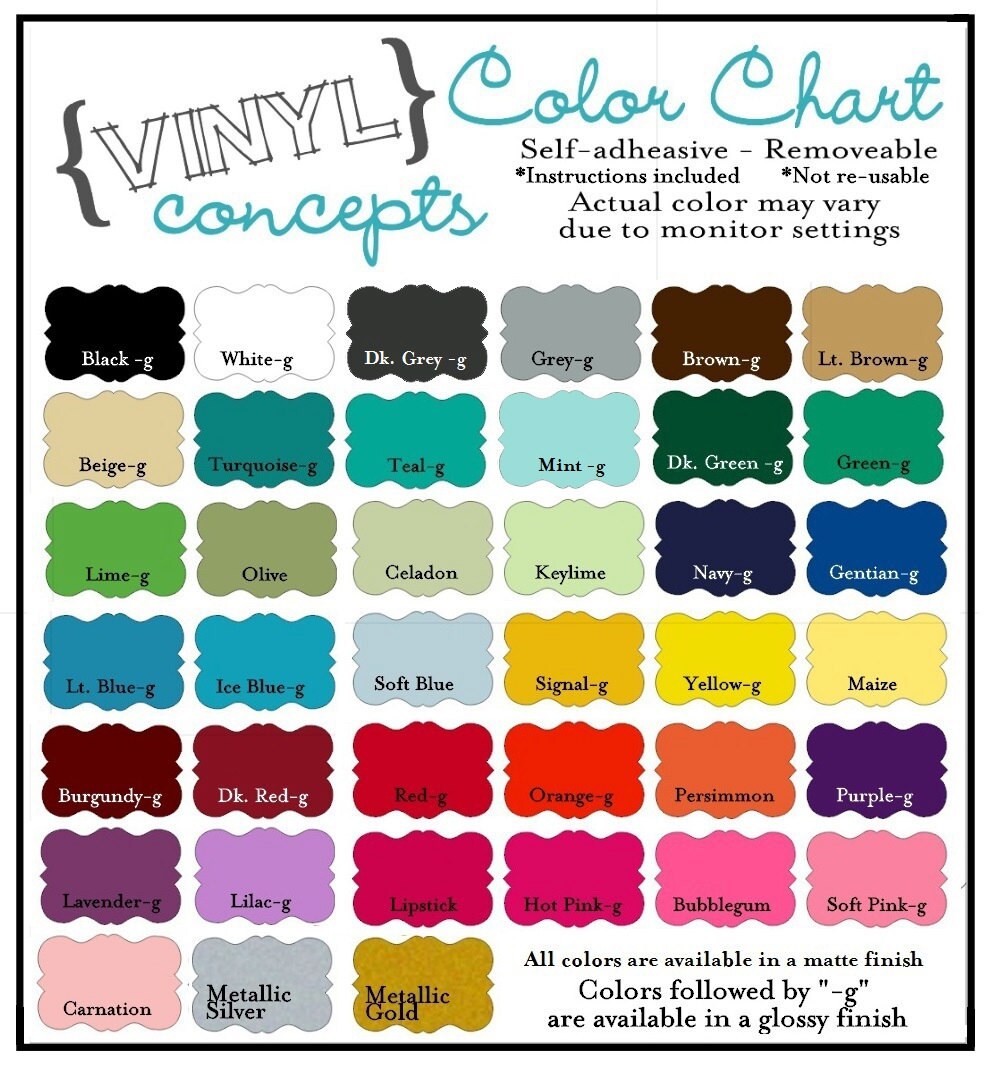 Numbers 1-12 Vinyl Wall Art - Etsy